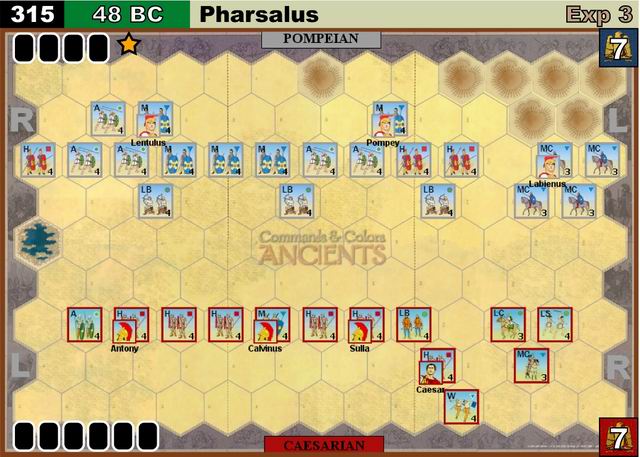Palouse Wargaming Journal: Battle of Pharsalus 48 BCE
