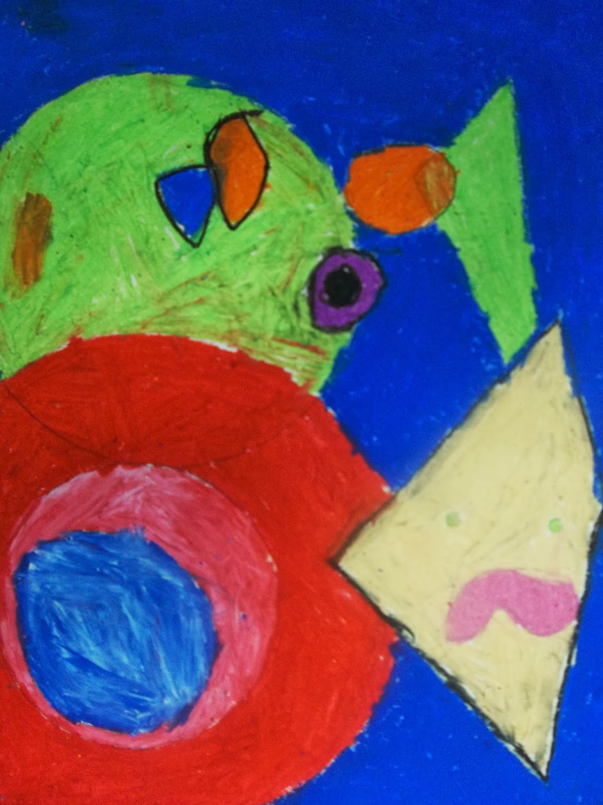 My Blue Art Room: 2nd grade abstractions