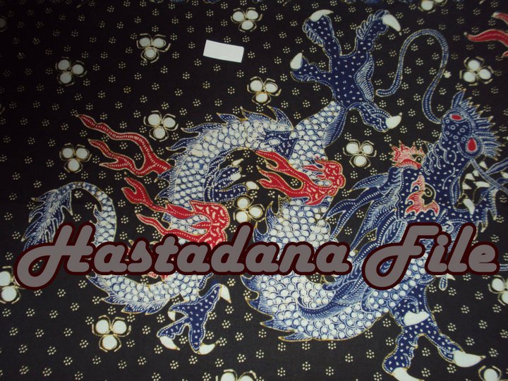 HASTADANA BATIK TULIS LASEM: MOTIF NAGA CHINA