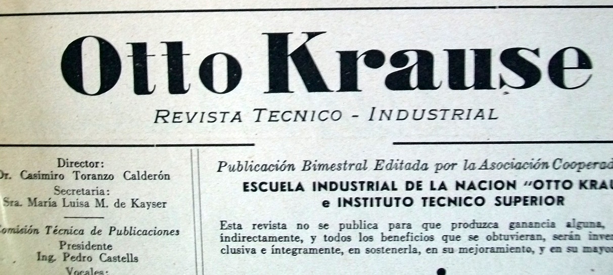 El Mundo de Olga y Daniel: La Revista del Otto Krause allá por 1952