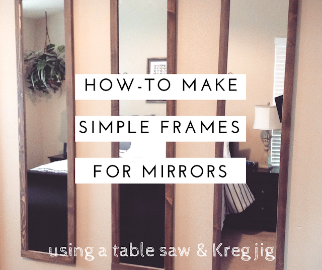 mimiberry creations: How to Make Simple Frames for Mirrors of almost ...