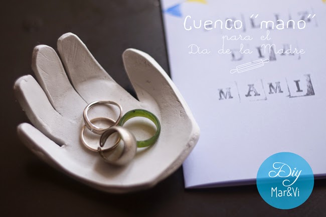 Regalos Día de la Madre, cuenco con la huella de la mano | Manualidades