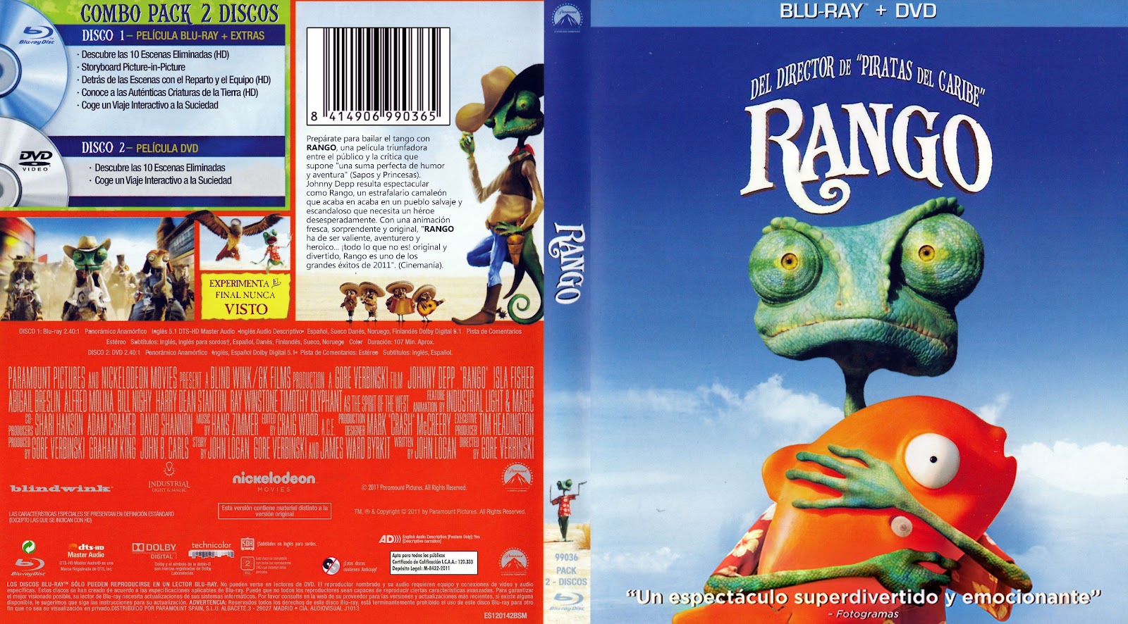 bluray: RANGO