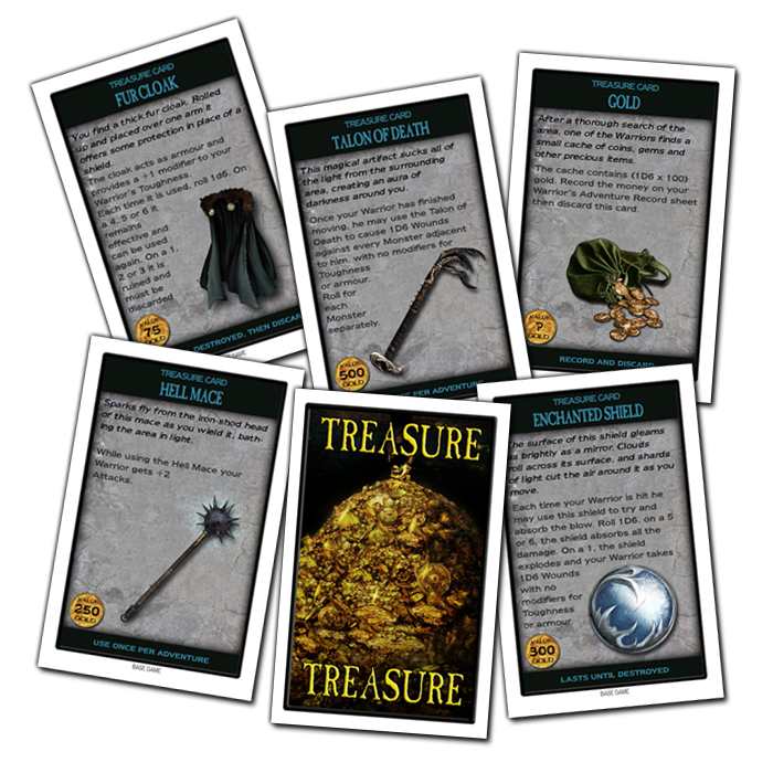 SOMETHING IN THE DUNGEON: Warhammer quest more cards completed.