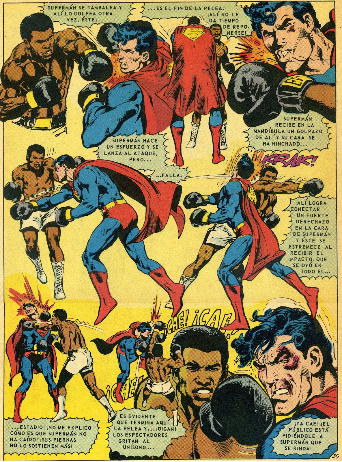 UNA VIDA DE HISTORIETAS: Superman vs Muhammad Ali