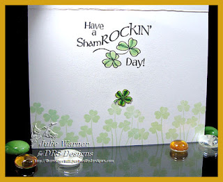 DRS Designs Rubber Stamps: Shamrock Wreath Shenanigans