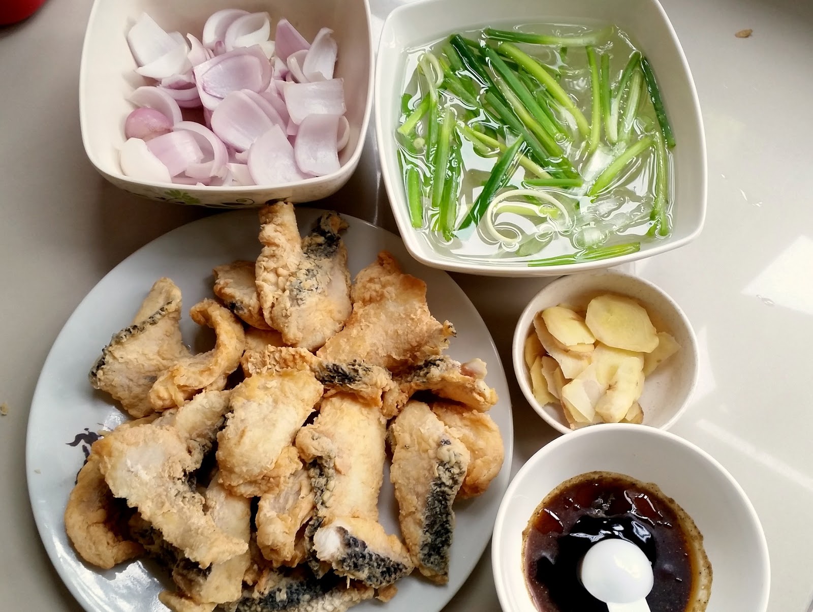 The Informal Chef: Ginger and Scallion Fish Slices 姜葱鱼片