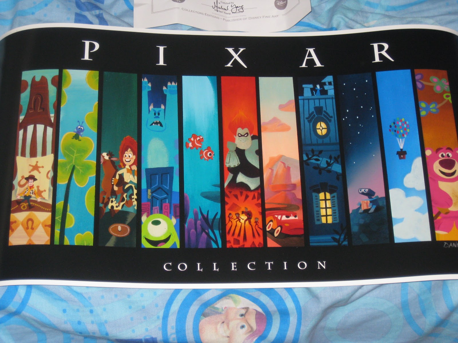 Dan the Pixar Fan: Pixar Collection: "The Pixar Storyline" Art Piece by ...