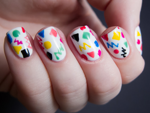 Kindergarten Doodles | Chalkboard Nails | Phoenix, Arizona Nail Artist
