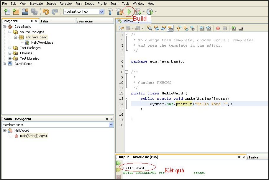 Bài 4 Java cơ bản: Tạo và sử dụng project | Study and Share's Blog