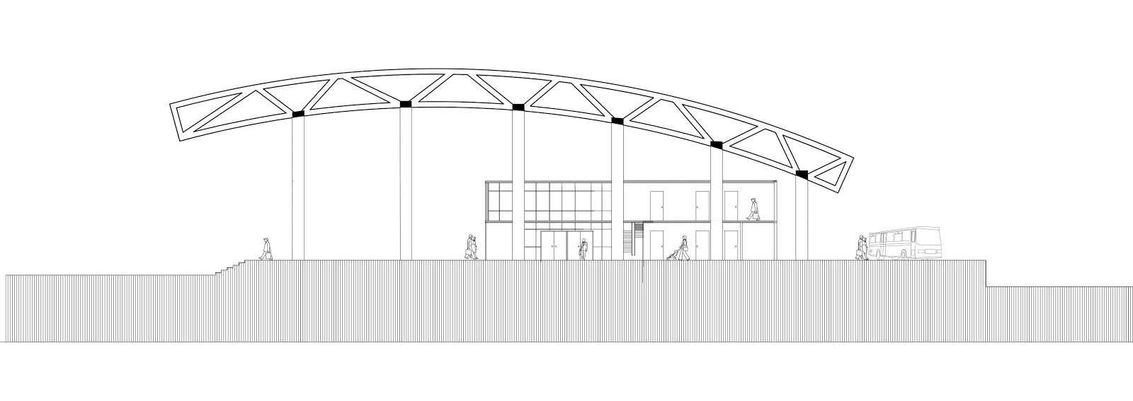Design of a ‘BUS TERMINAL’