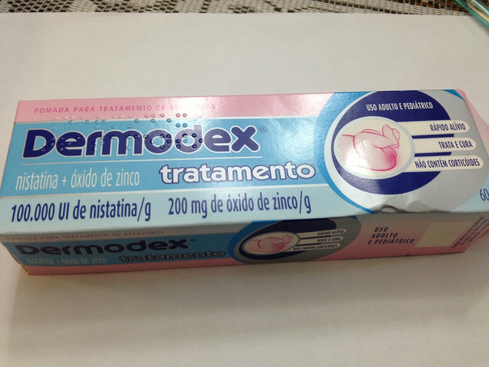 Creme para tratamento de assaduras Dermodex Tratamento | Selo Mamãe de ...