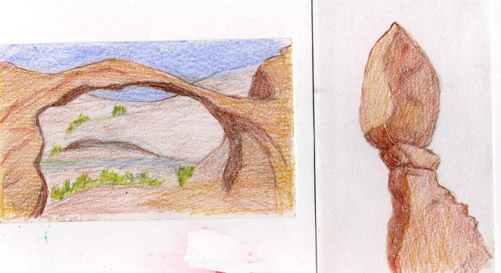 InkTracks: Moab area, famous rock formations