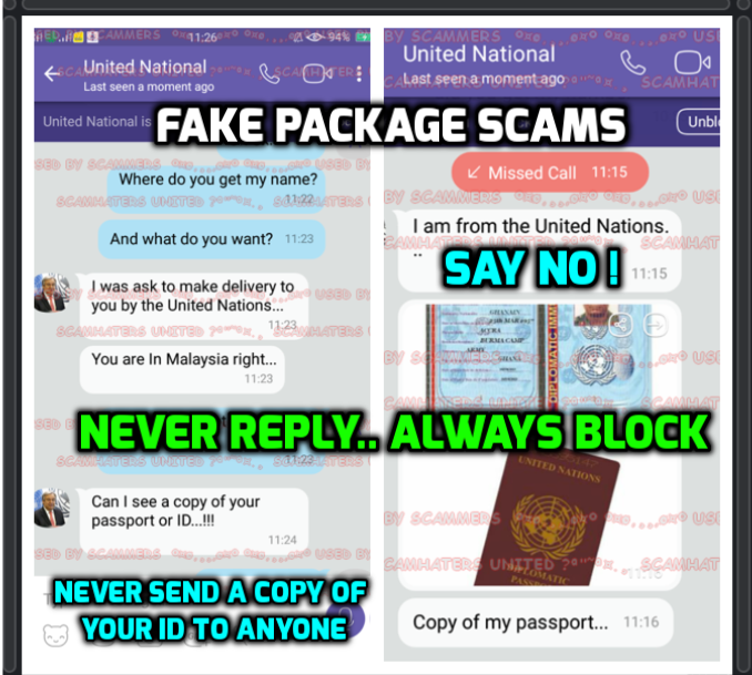 ScamHaters United .. Visit us also on Facebook and Instagram : 👜🛍️📦🗳️ ...