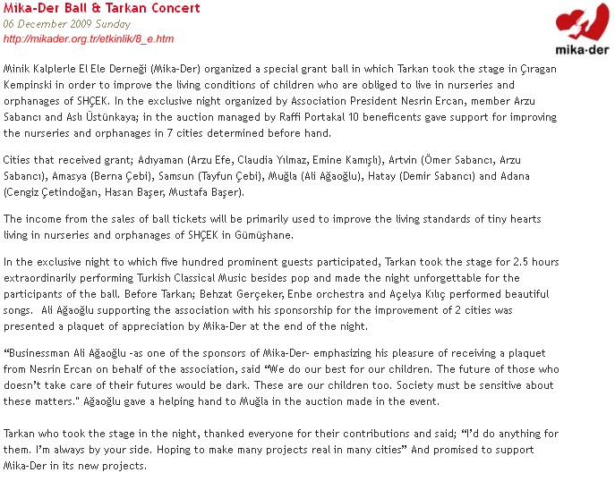 Tarkan Translations: Tarkan Visits Turkish Children's Home for Charity