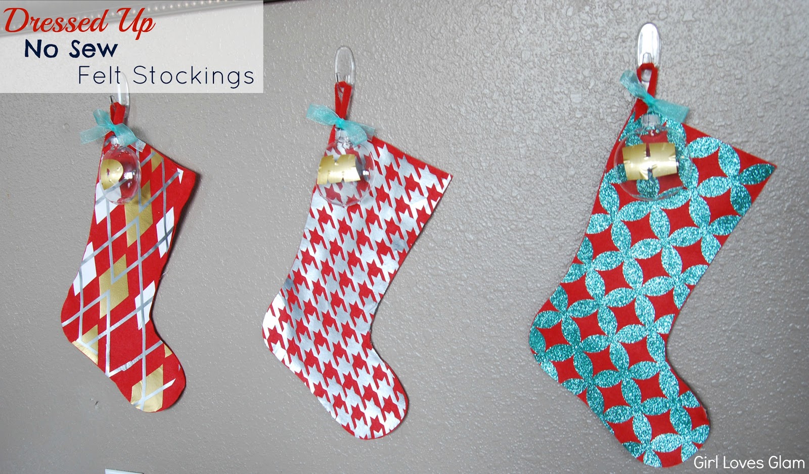 Dressed Up No Sew Stockings - Girl Loves Glam