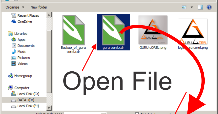 2 How To Open Design File CorelDraw Guru Corel