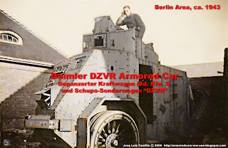 Armored Cars in the WWI: Daimler DZVR Armored Car - Gepanzerter Kraftwagen (Sd.Kfz. 3) und ...
