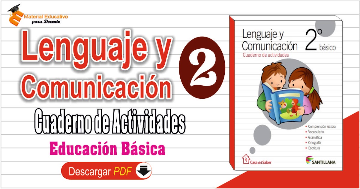 Material Educativo: Lenguaje y Comunicación cuaderno de actividades ...