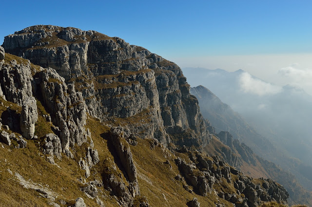 Trekking in Italy. Hiking from Lecco to Monte Resegone