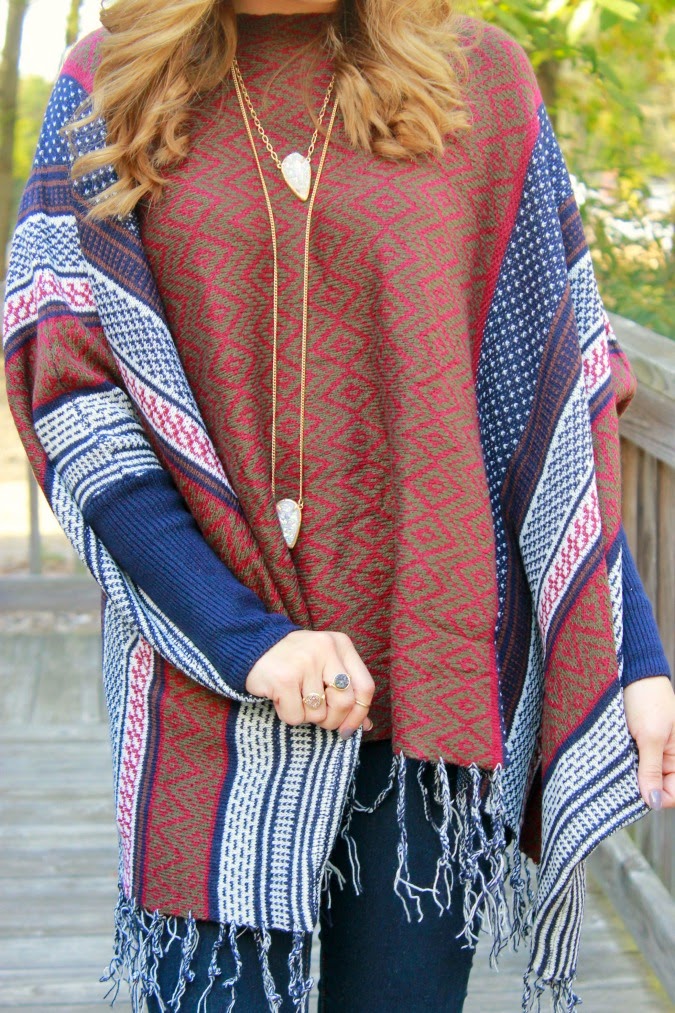 Western Poncho | The Dainty Darling