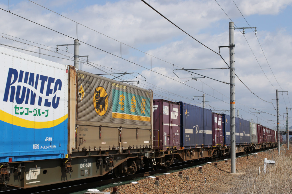 線路際の小さな幸せ。: 5071レ EF210-166 いつもの貨レ 50周年記念コンテナ、DAINICHI×3、Professional Service