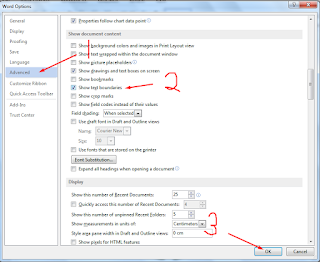 Cara Menampilkan Text Boundaries pada MS Word - Ze Codes