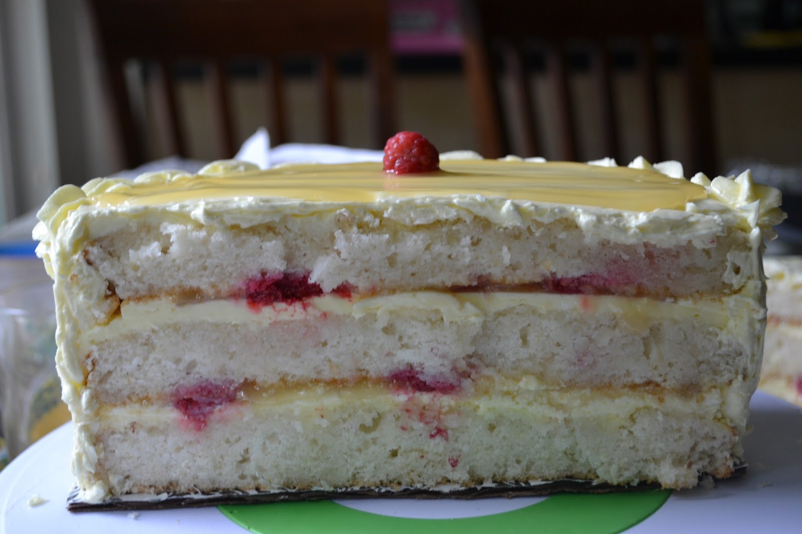 Krumbli: Lemon Raspberry Layer Cake