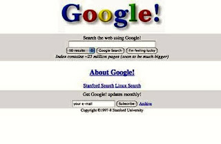 Tampilan jadul situs Google dan Facebook Cds - Cds Blog