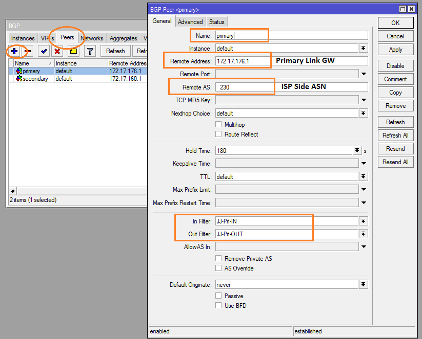 Life with IP Network: Mikrotik Router BGP Configuration