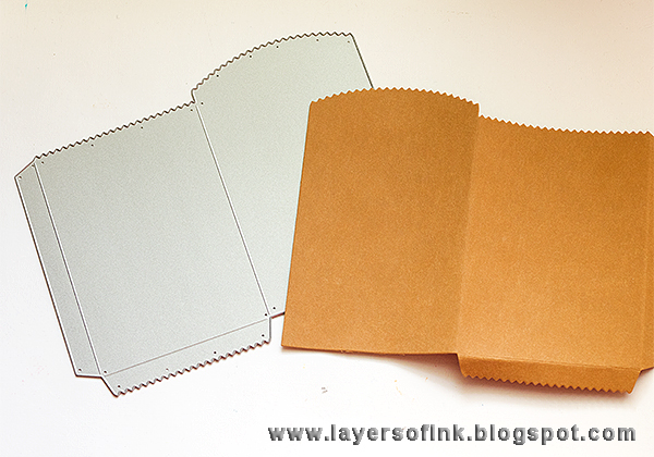 Layers of ink: Leather Paper Poppy and Gift Bag Tutorial
