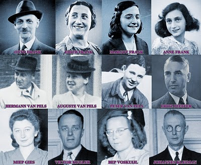 el diario de Ana Frank: personajes