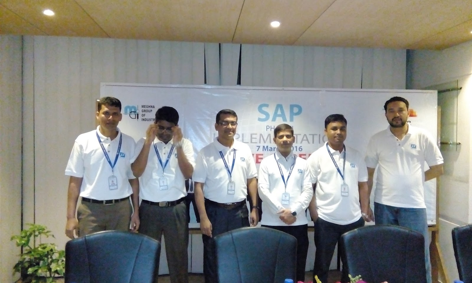 MGI Erp Core Team: SAP GO Live Ceremony Phase-II Mamun