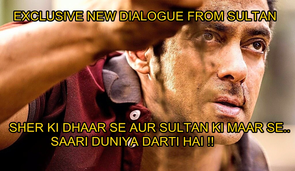 Exclusive! – Salman Khan's Epic Dialogue From the Movie 'Sultan'
