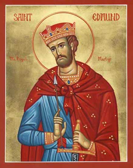 ORTHODOX CHRISTIANITY THEN AND NOW: Saint Edmund, King of East Anglia ...