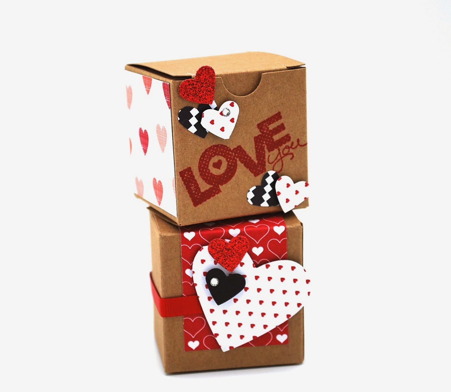 PinkBlingCrafter: Valentine's Mini Treat Boxes