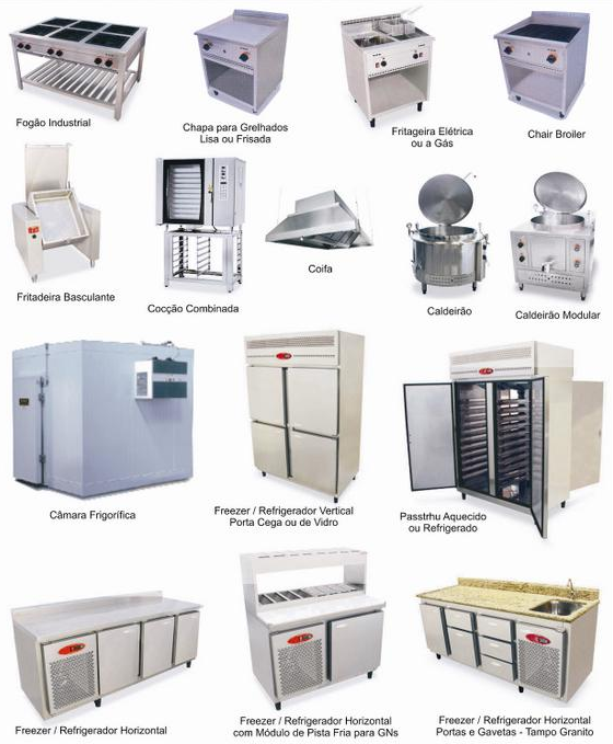 Material de cozinha industrial