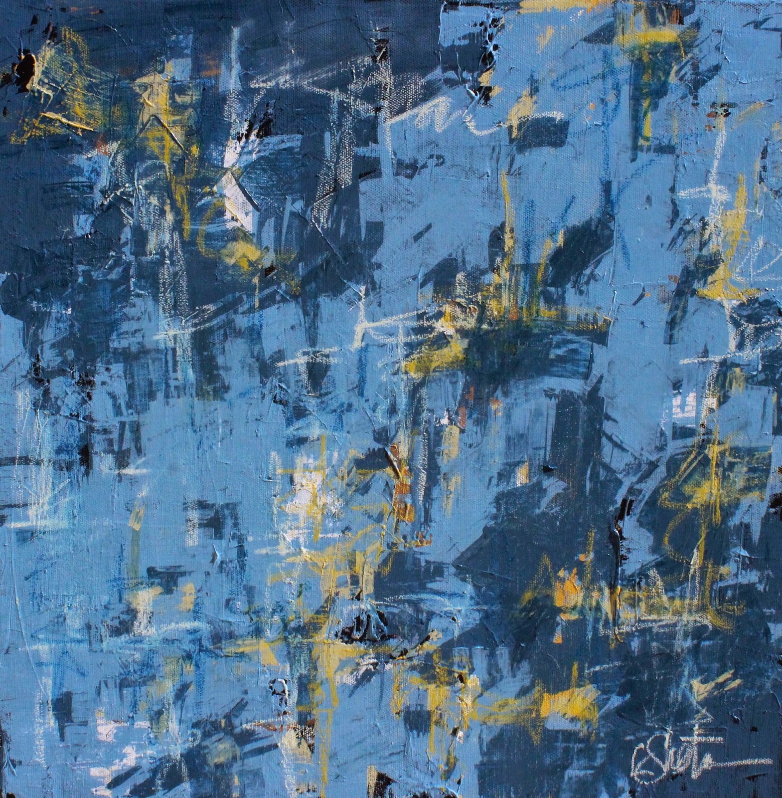 Pastel Drawing & Illustration Art & Collectibles Orange and Yellow ...