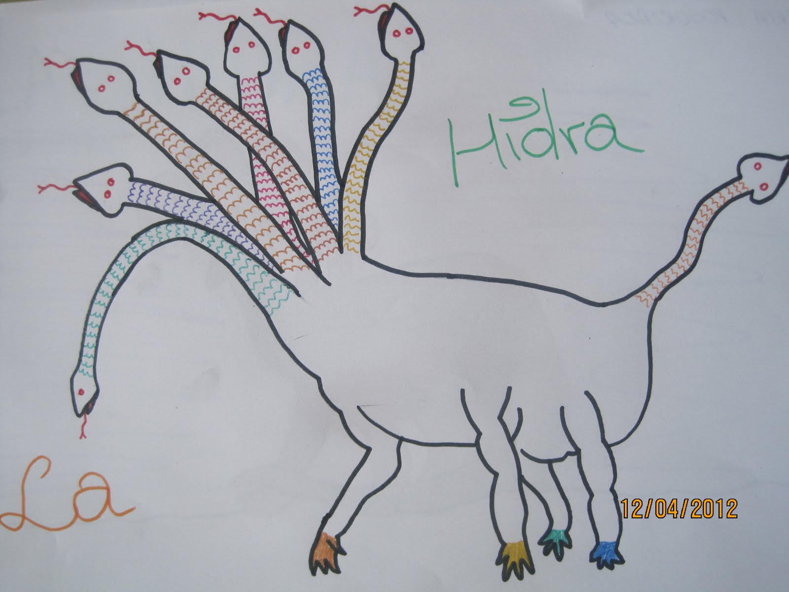 El mundo clásico y moderno en Aragón: LA HIDRA DE LERNA