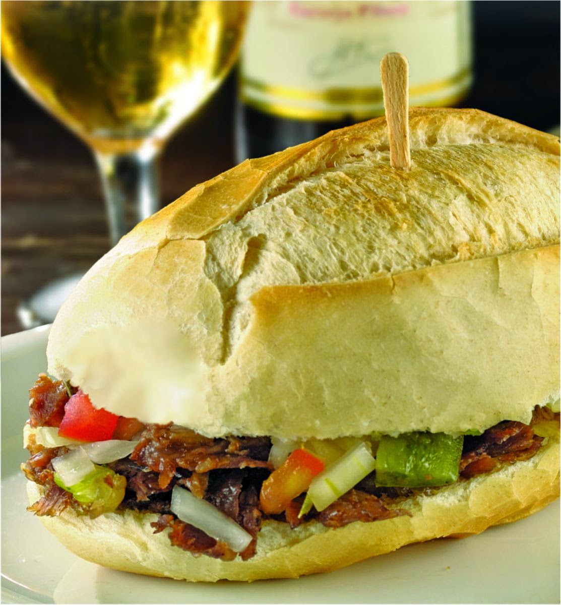 X-churrasco vinagrete | Na Cozinha.