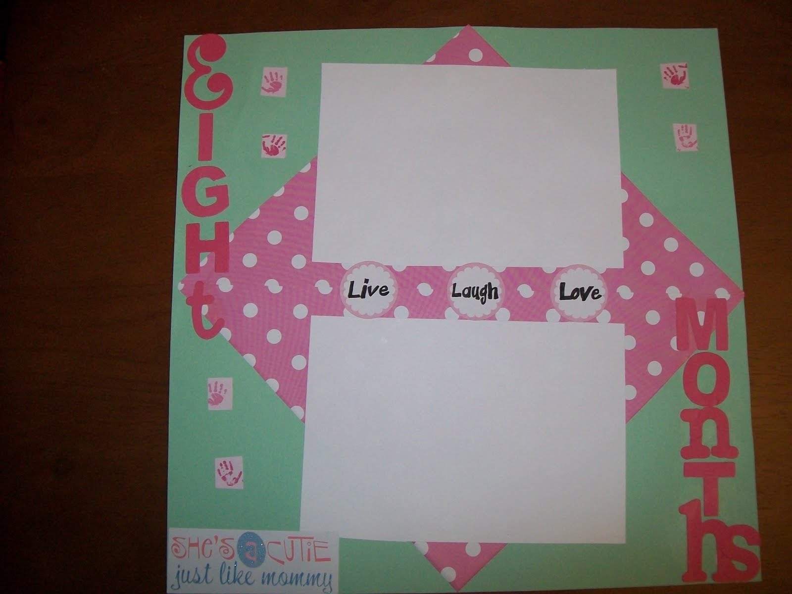 Creative Spice: Baby's First Year Pre-Made Scrapbook Gift