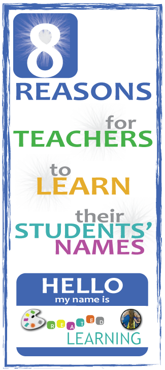 8 Reasons for Teachers to Learn Their Students' Names - Created for ...