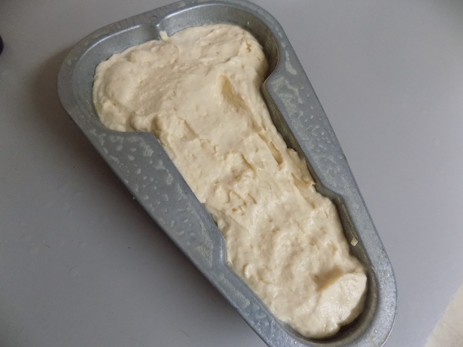 A very inappropriate cake (homemade white cake with flesh colored ...