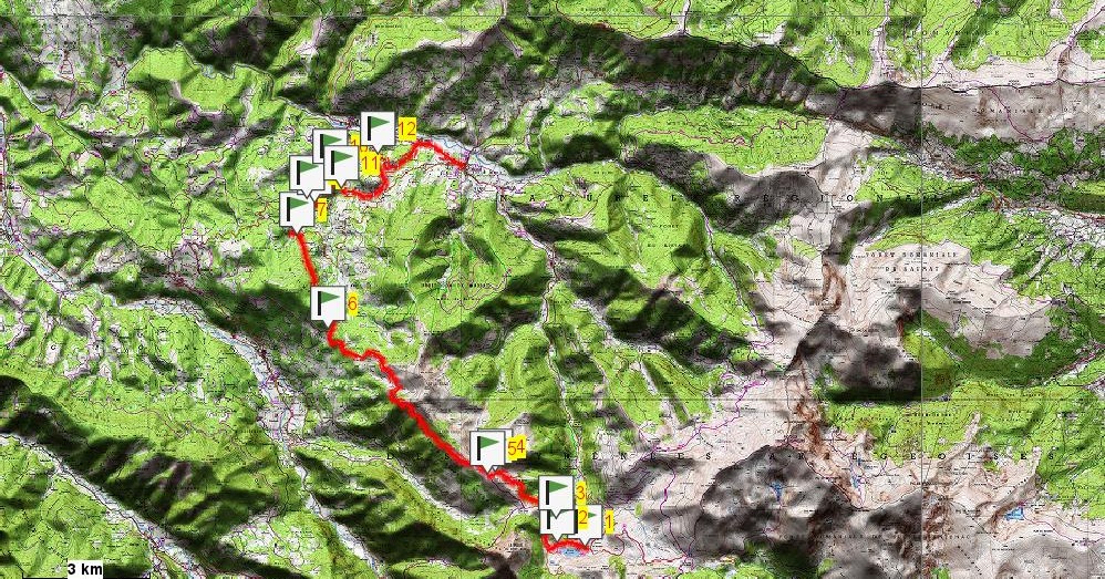 VTT Montagnes et Sierras: TOPO : Descente de Massat (Ariège)