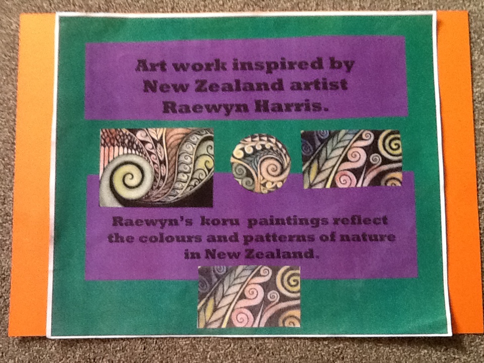 Room 9 Scholars: Artwork inspired by New Zealand artist Raewyn Harris