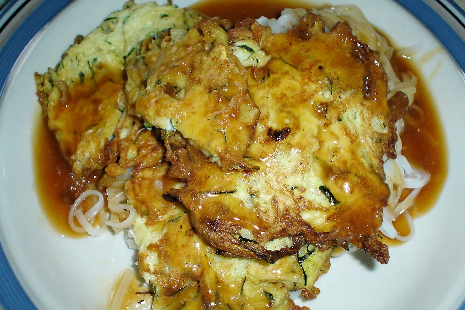 In a Plain Kitchen: Egg Fu Yung with Zucchini