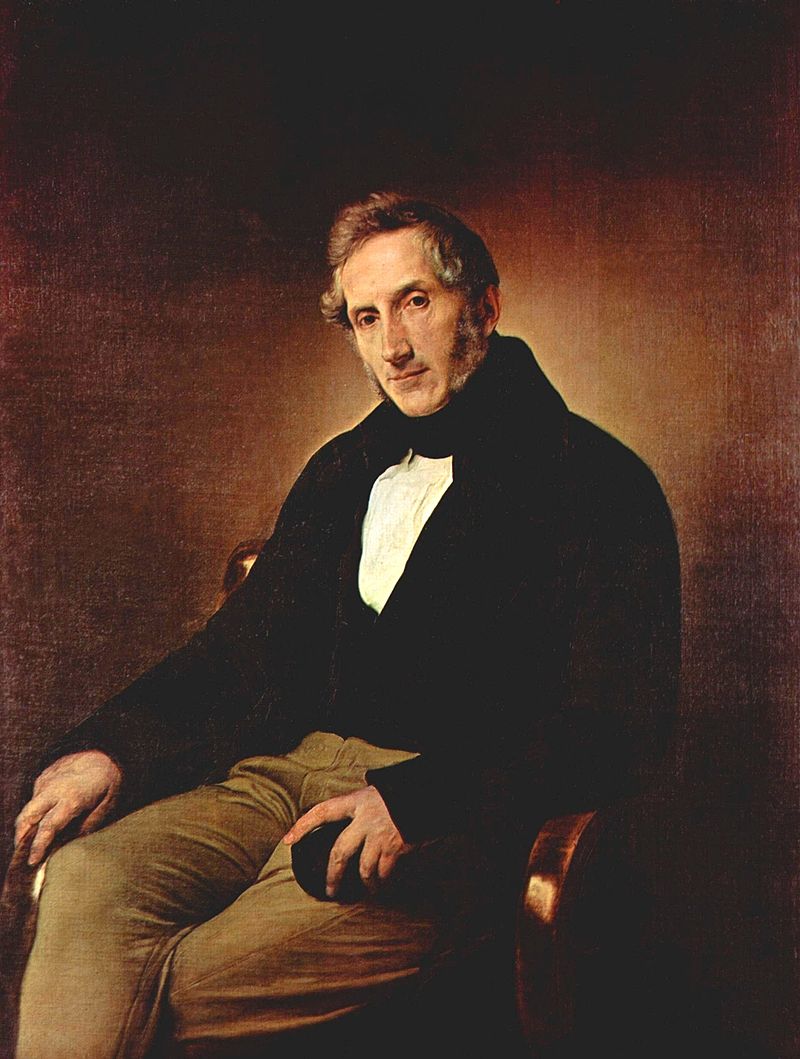 ritratto di alessandro manzoni di francesco hayez 1841 | Portrait ...