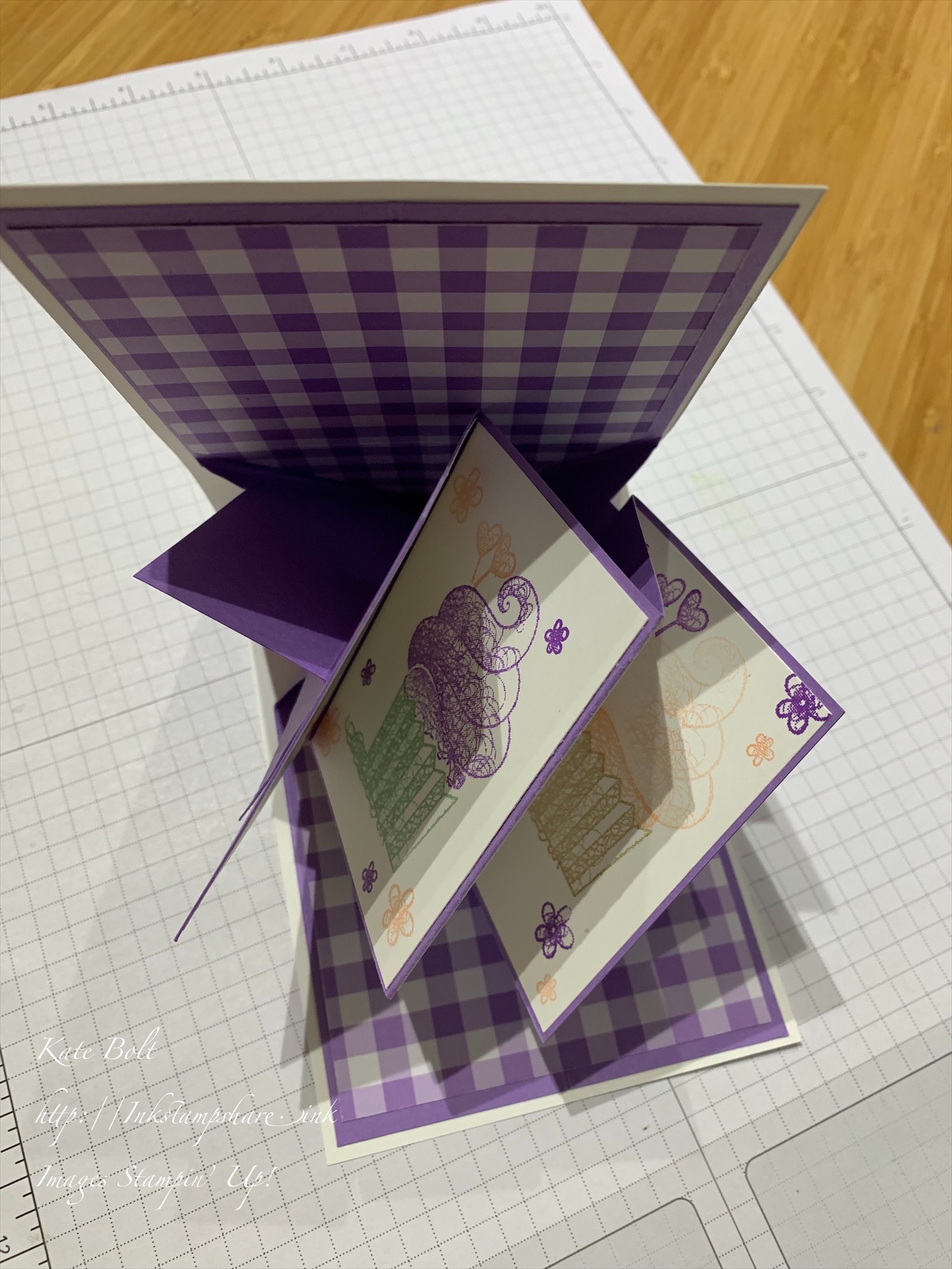 Inkstampshare: Twist And Pop Card Made Easy - Hello Cupcake!