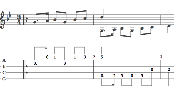 Renaissance Ukulele: Dowland: Mr Knight's Galliard (P 36)