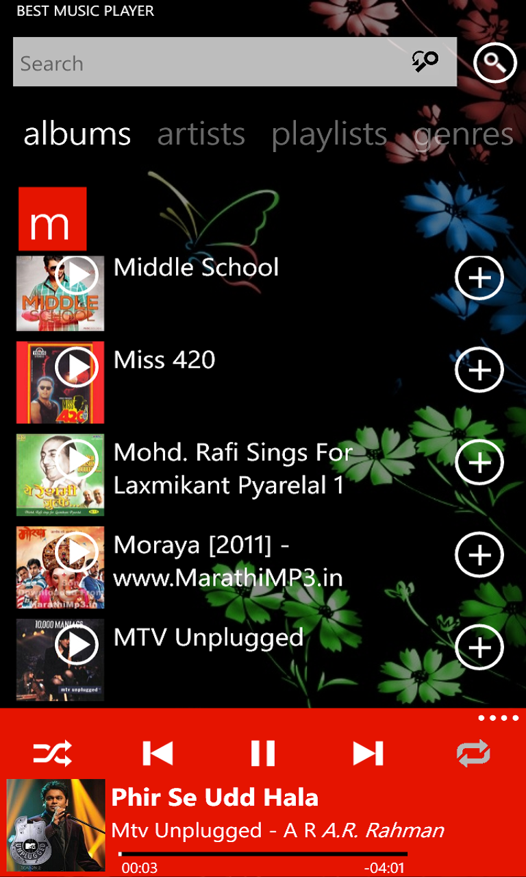 Best Music Player for Windows Phone